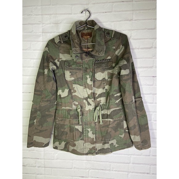 Hive & Honey | Jackets & Coats | Hive Honey Green Camo Anorak Military ...